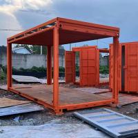 China Prefab Shipping Container Camping Homes Modular Prefab Housing Shipping Container Tent Conex Boxes for sale
