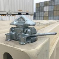 China 45° Dovetail Twist Lock Base for ISO 1161 Containers  Heavy-Duty Container Securement Corrosion-Resistant Steel for sale