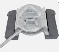 China 45° Dovetail Twist Lock Base for ISO 1161 Containers  Heavy-Duty Container Securement Corrosion-Resistant Steel for sale