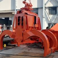 China Heavy Duty Mechanic Remote Control Bulk Cargo Orange Peel Grab Excavator Hydraulic Rotating Timber Grab Log Grab Forestry Grab for sale
