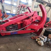 China Heavy Duty Mechanic Remote Control Bulk Cargo Orange Peel Grab Excavator Hydraulic Rotating Timber Grab Log Grab Forestry Grab for sale