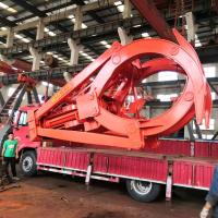 China Heavy Duty Mechanic Remote Control Bulk Cargo Orange Peel Grab Excavator Hydraulic Rotating Timber Grab Log Grab Forestry Grab for sale