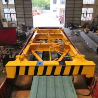 China Heavy Duty Lifting Frame for ISO Containers Semi-automatic Container Spreader 20ft 40ft ISO Lifting Frame for sale