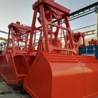 China 25T Clamshell Single Rope Wireless Remote Control Grab Bucket for Bulk Cargo for Crane for sale