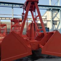 China 25T Clamshell Single Rope Wireless Remote Control Grab Bucket for Bulk Cargo for Crane for sale