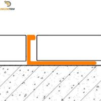 China Straight Edge Plastic PVC Tile Trim Plain White For Decoration Protection for sale