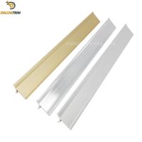 China Aluminum 6063 Internal Corner Tile Trim With Anodized Powder Coat Surface for sale