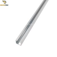 China Aluminum U Channel Strip Trim 0.8mm Thickness Protective Decorative for sale