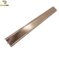 China Flooring T Shaped Transition Strip Polish Rose Red 20mm Width ODM for sale