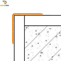 China Mechanical Polish Silver Wall Corner Protector Strips For Wall Edge OEM ODM for sale