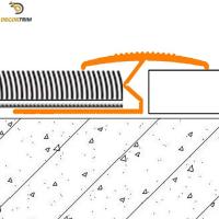 China Z Bar Flooring To Carpet Transition Strip Shiny Silver With Nails for sale