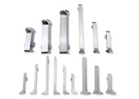 China Matt Silver Skirting Board Profiles Wall To Floor Anodizing Surface for sale