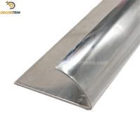 China Quadrant 12mm Stainless Steel Tile Trim for Ceramic Edge Decoration Protection SS304 for sale