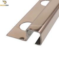 China Box Shape Stainless Steel Corner Trim , External Edge Tile Trim OEM ODM for sale
