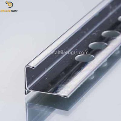 China 304 Stainless Steel Tile Trim 10mm Mirror Finish External Corner Protection 2.5m for sale