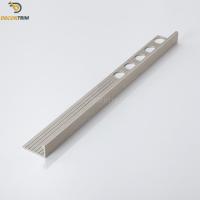 China 2.5 Meter Aluminium Tile Trim With Anodizing Polishing Brushing Finish for sale