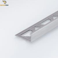 China 2.5 Meter Aluminium Tile Trim With Anodizing Polishing Brushing Finish for sale