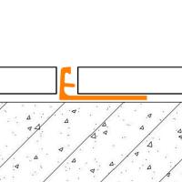 China 8mm L Angle Aluminum Corner Trim for Tile Brush Matt Titanium Finish 2.5m Length for sale