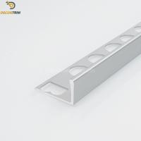 China Matt Satin Aluminium Tile Trim 10mm For Tile Edging Protection for sale