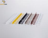China L Shape Aluminum Tile Trim Bright Gold 12.5mm for Tile Edge Decoration for sale