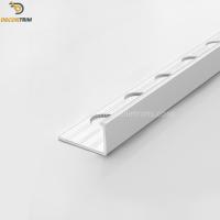 China L Shape Aluminium Tile Trim Polish Silver 12.5mm for Marble Edge Protection for sale