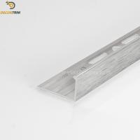 China L Shape Aluminium Tile Trim Polish Silver 12.5mm for Marble Edge Protection for sale