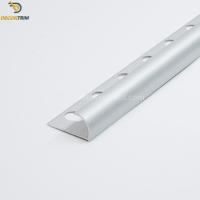 China 10mm Wall Tile External Corner Trim , Matt Satin Quadrant Edge Tile Trim for sale
