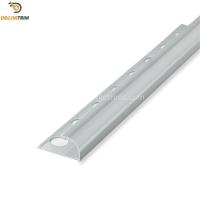 China Curved Edge External Aluminium Tile Trim Alloy 6063 Material for sale