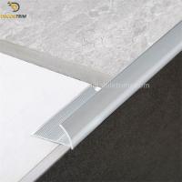 China Anodize Matt Silver Metal Tile Trims Quarter Round Shape 2.5M Length ODM for sale