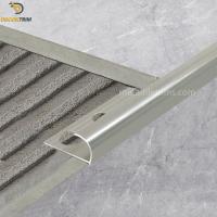 China Protective Decorative Aluminium Tile Trim Curved Shape 8mm Size for sale