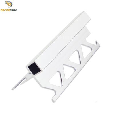 China Chrome Silver Aluminium Tile Trim Box Shape For Wall Corner SGS Certified for sale