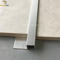 China Wall External Aluminium Tile Trim Box Edge Matt Silver Color OEM ODM for sale