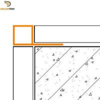 China Anodizing Matt Silver 10mm Box Tile Trim For Tile Corner Decoration for sale
