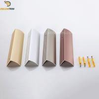 China Aluminum Bullnose Edge Trim , Tile Step Edging Strip Screw Install for sale