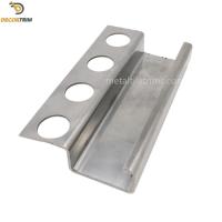 China SS304 Stainless Steel Stair Nosing Anti Skid Box Shape 2440mm Length for sale