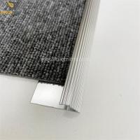 China Aluminum 6063 Curved Edge Carpet to Vinyl Transition Strip 27.2mm Width 3m Length for sale