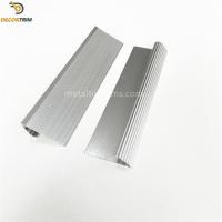 China Aluminum 6063 Curved Edge Carpet to Vinyl Transition Strip 27.2mm Width 3m Length for sale