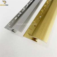 China Z Bar Flooring To Carpet Transition Strip Shiny Silver With Nails for sale