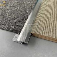 China Aluminum Zig Zag Carpet Trim 8.5mm Carpet to Tile Transition Strip 3m for sale