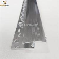 China Z Bar Flooring To Carpet Transition Strip Shiny Silver With Nails for sale