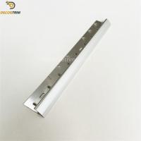 China Aluminum Curved Carpet Transition Strip Glossy Silver 9mm×3000mm for sale