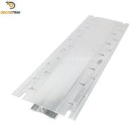 China Aluminum Carpet Edging Strip 7mm Silver Alloy 6063 T5 Floor Trim 3m for sale