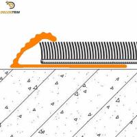 China Anodized Black Carpet Edge Transition Strip Trim 7.7mm Thickness for sale