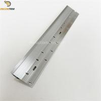 China High Glossy Silver Carpet Transition Strip Aluminum Material Single Side With Nails for sale