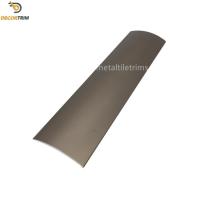 China 39.7mm Wide Aluminium Floor Threshold Strip Matt Bronze Decorative for sale