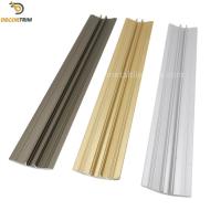 China Matt Light Gold Aluminum Floor Threshold Strip 2500mm Length 29.2mm Width for sale