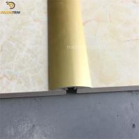 China Matt Light Gold Aluminum Floor Threshold Strip 2500mm Length 29.2mm Width for sale