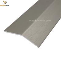 China Matt Bronze Floor Transition Strip 34.5mm Width 2500mm Length Aluminum Alloy 6063 T5 for sale
