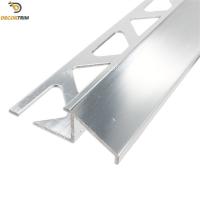 China Slope Edge Floor Transition Strip Reducer Chrome Silver Color for sale