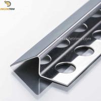 China SS304 Floor Transition Strip Different Heights 2.5 Meters Length for sale